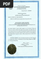 BIR Certificate (Form 2303) | PDF | Taxes | Economies