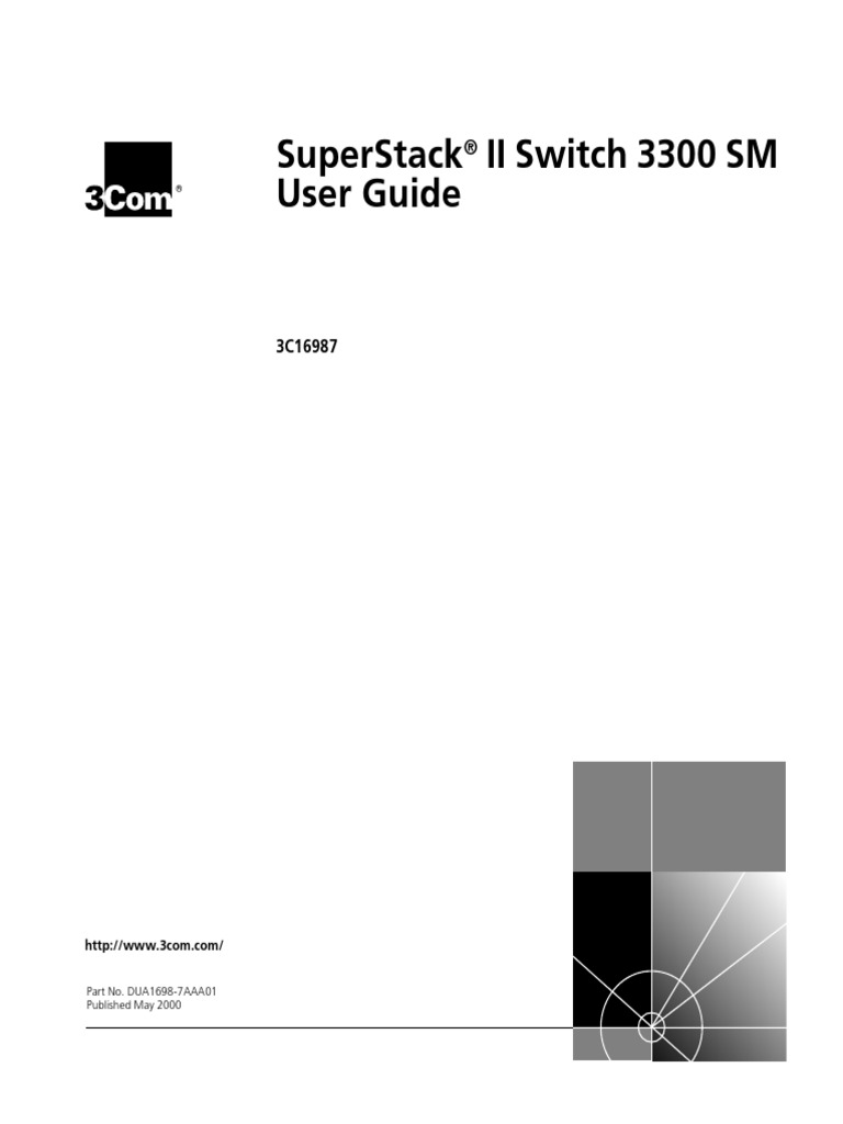 Superstack Ii Switch 3300 SM User Guide: Part No. Dua1698-7Aaa01 ...