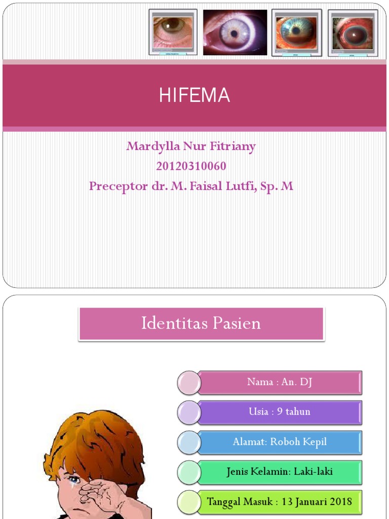Kasus Hifema pada Anak 9 Tahun | PDF | Sains & Matematika
