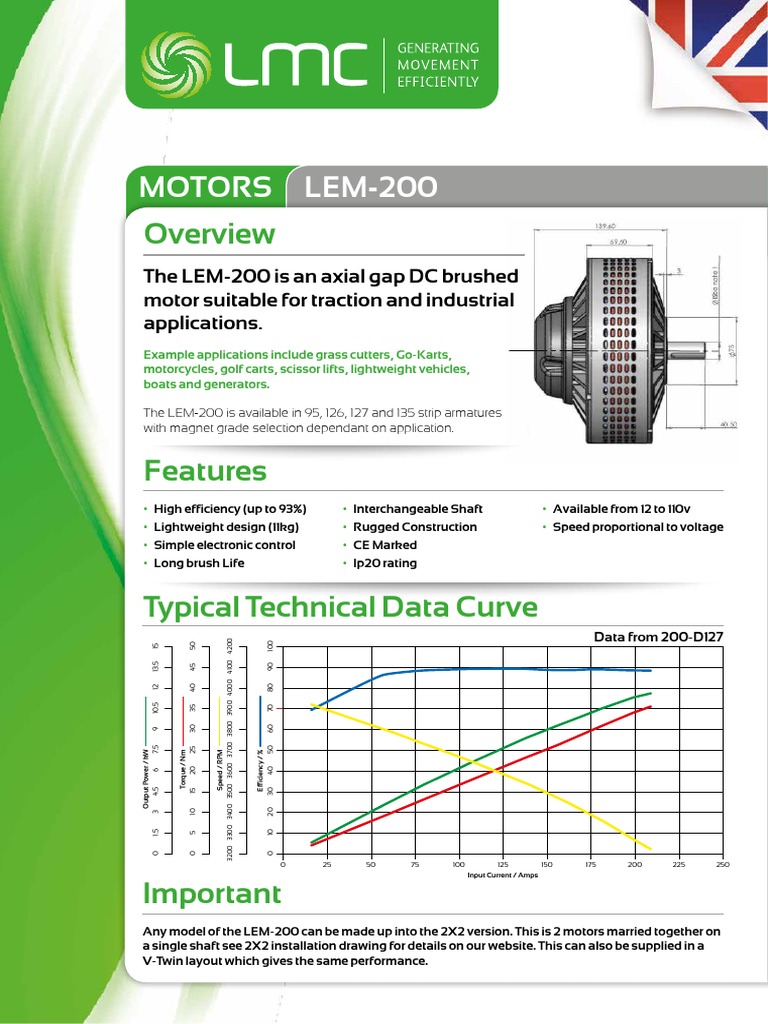 LMC Lem 200 PDF | PDF | Engines | Electric Generator