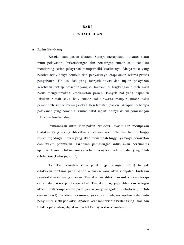 Bab I KDK Kel 8 Infus Pump | PDF