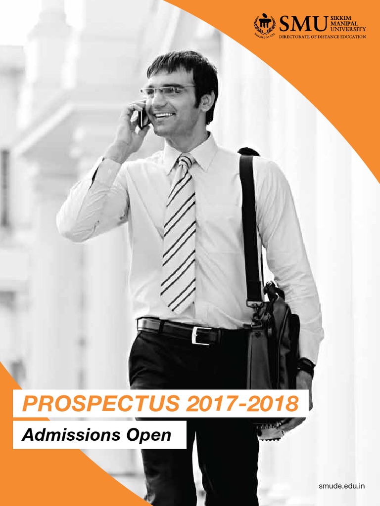 Smu de Prospectus 2017 2018 | PDF | Economies | Business