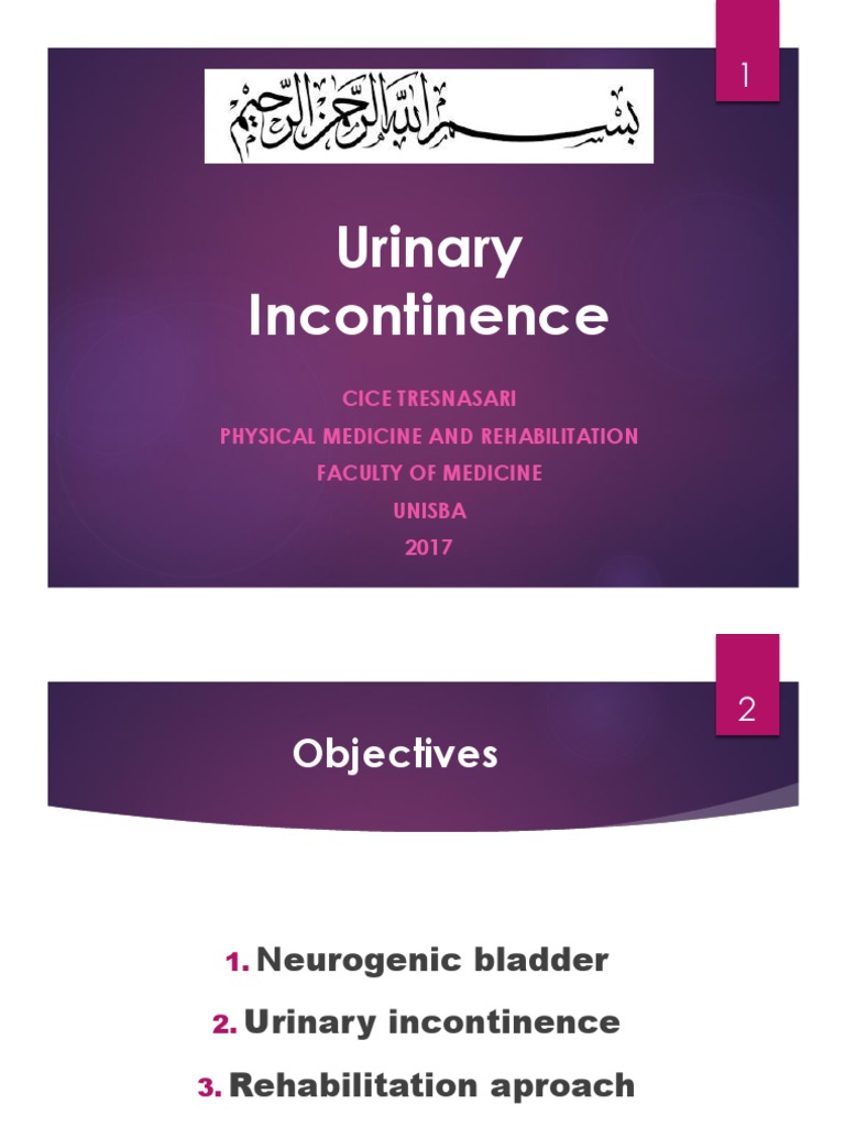 Understanding Urinary Incontinence | PDF | Urinary Incontinence | Urination