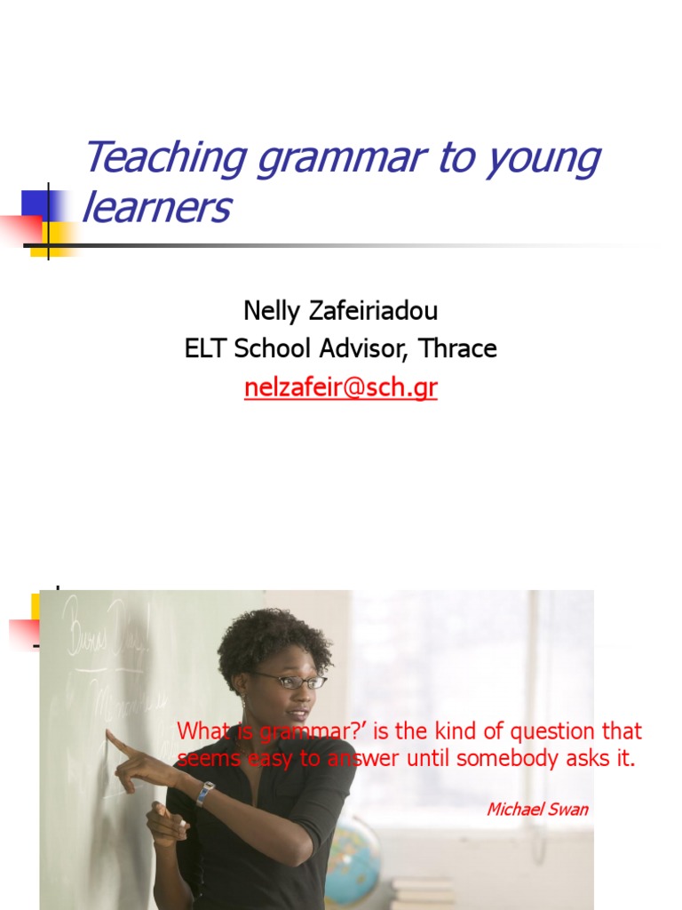 Teaching Grammar To Young Learners | PDF | Second Language | Learning