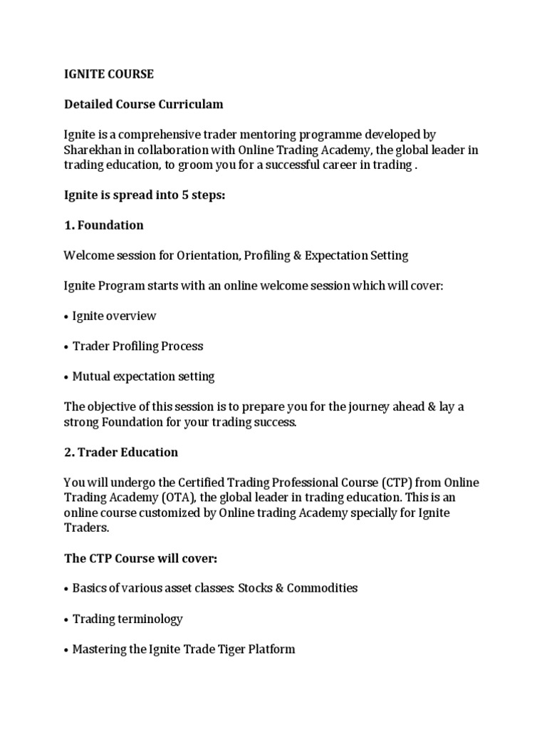 Ignite | PDF | Day Trading | Business