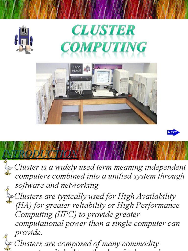 Cluster Computing | PDF | Computer Cluster | Computer Network