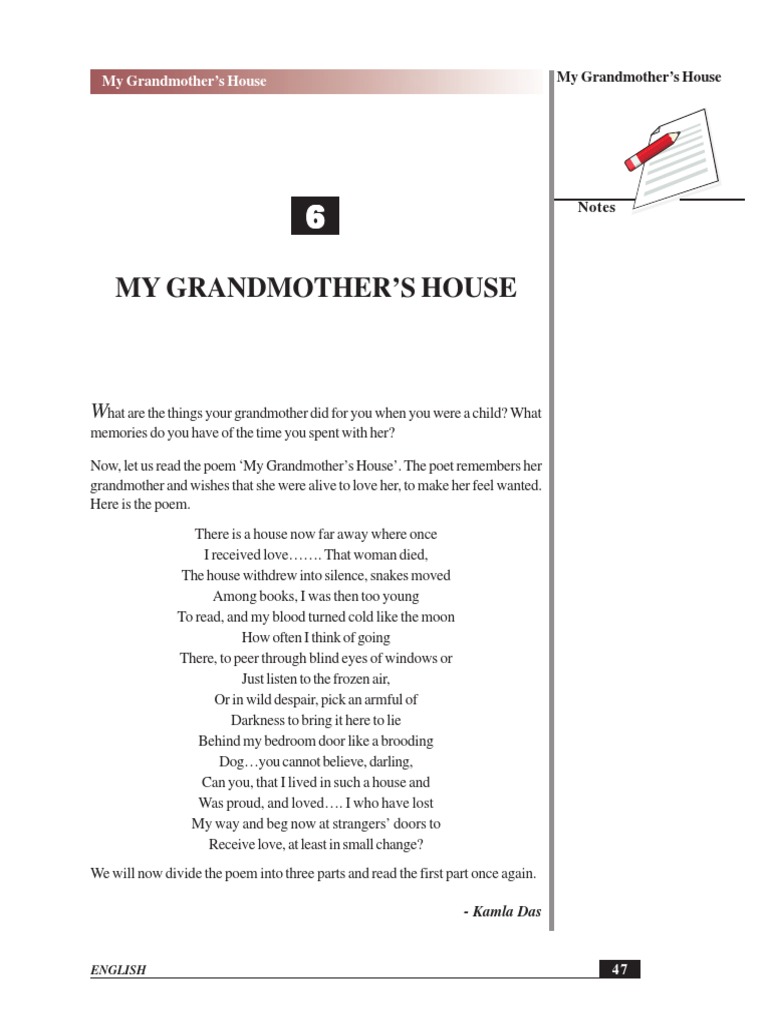My Grandmother's House | PDF | Poetry