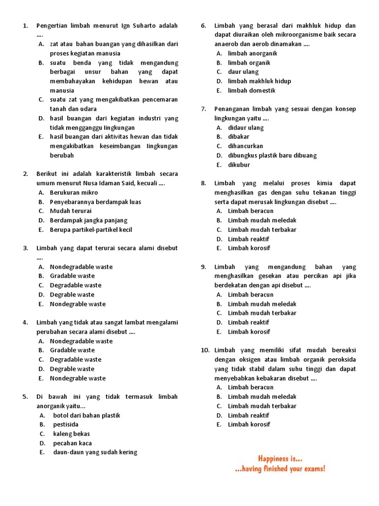 Soal Kuis IPA X ADP | PDF