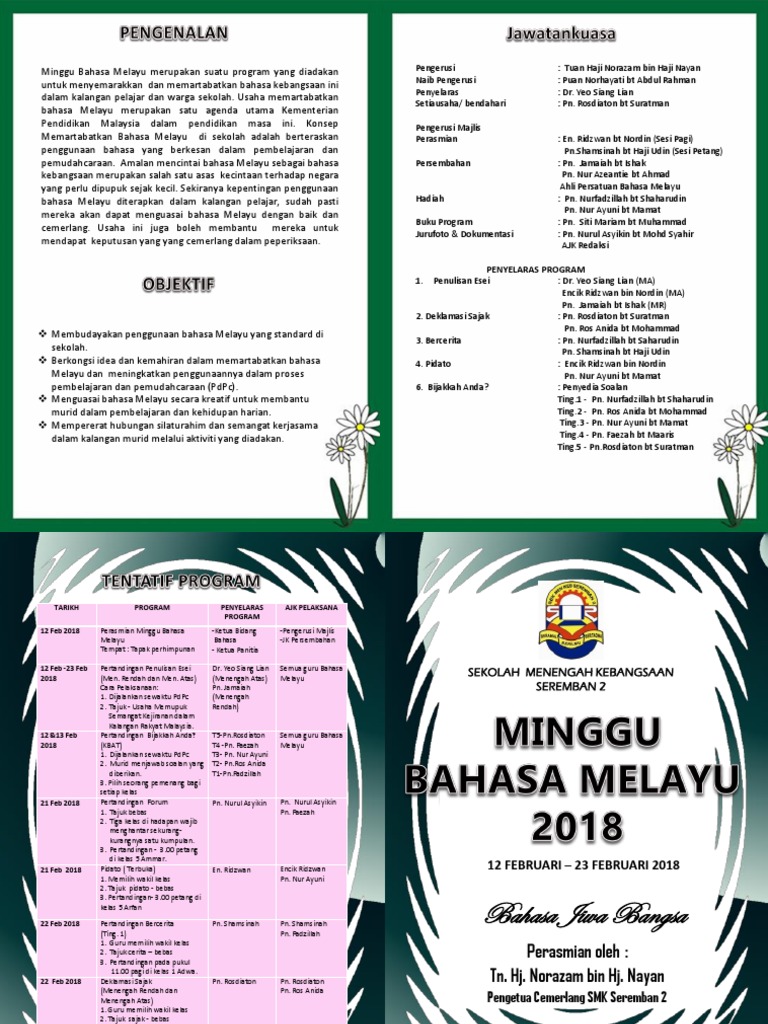 Buku Program Minggu BAHASA | PDF