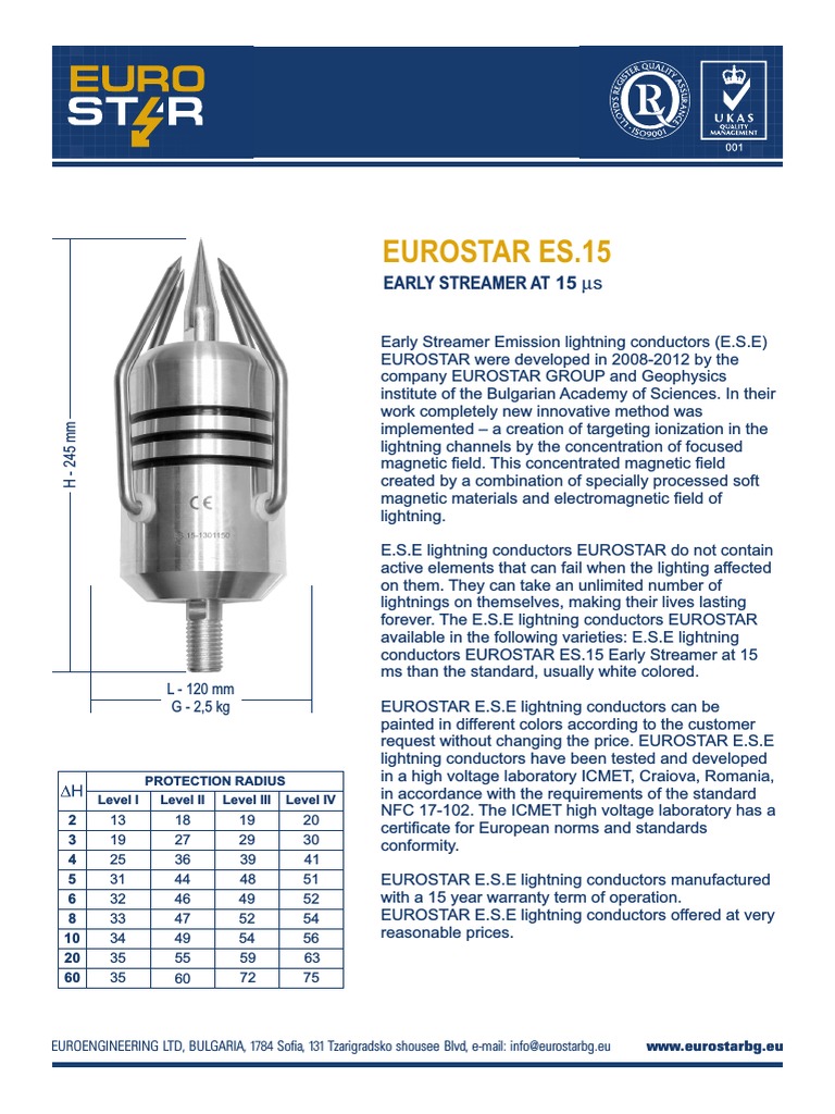 Broshure ES.15 | PDF | Lightning | Electrical Components