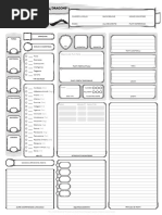 Advanced Heroquest Character Sheet - 2 Per Page