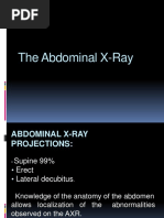 Abdominal X-Ray Interpretation Guide | PDF | Medical Specialties | Anatomy