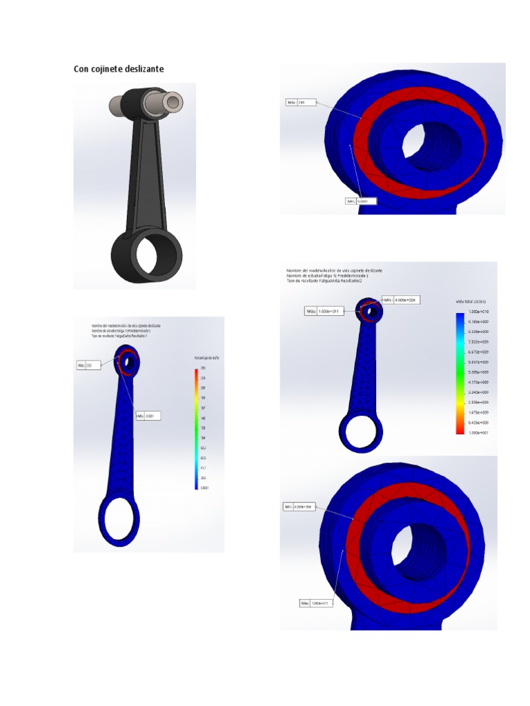 Analisis Estatico y Dinamico de Una Biela | PDF