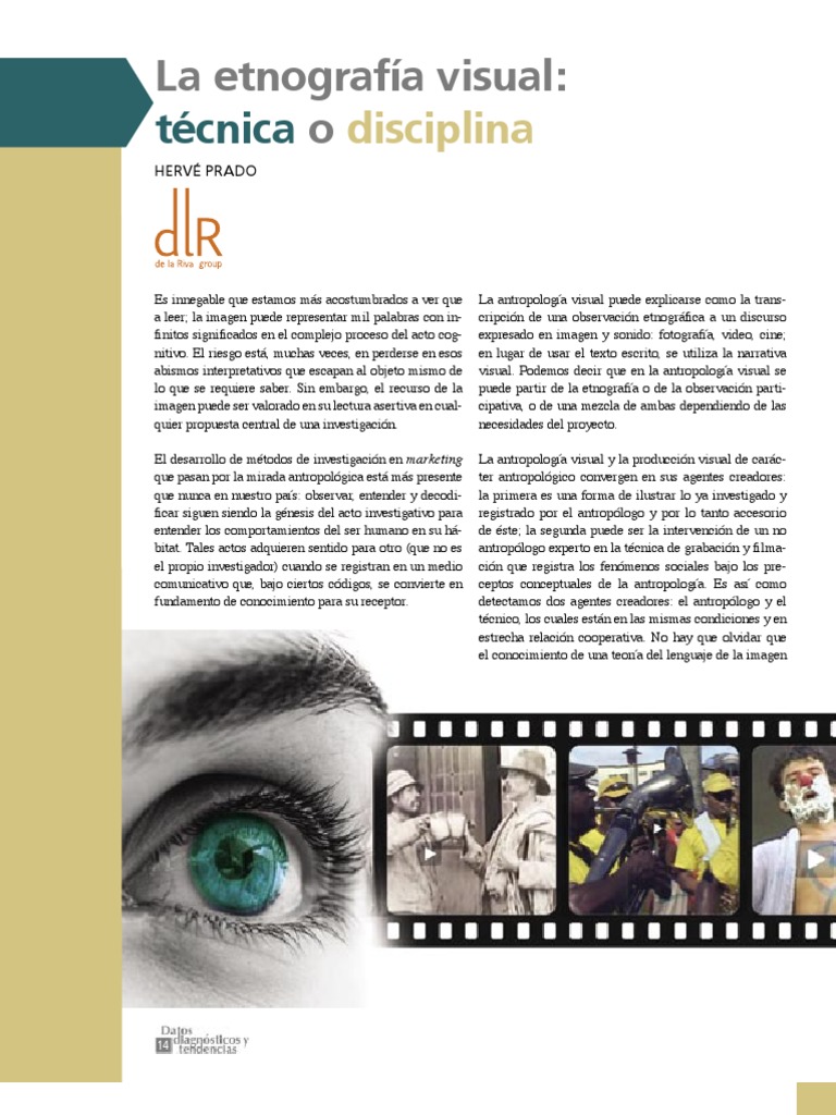 Etnografia Visual - Tecnica o Disciplina | PDF | Antropología | Etnografía