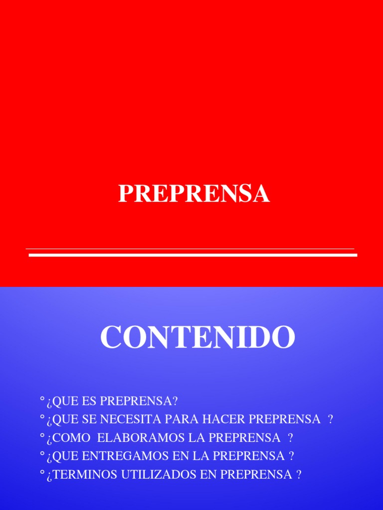 Capacitacion en Preprensa | PDF | Color | Archivo de computadora