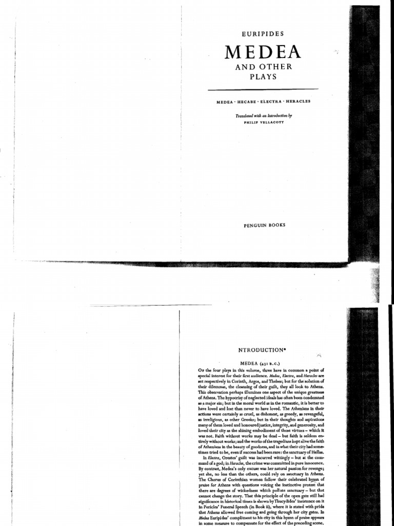 Medea PDF | PDF | Jason | Euripides