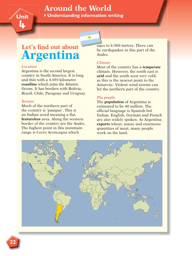 Nelson Comprehension Book 2 Y4-P5 | PDF | Andes | Argentina