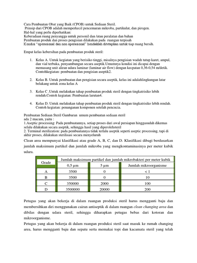 Bangunan Dan Fasilitas Cpob | PDF