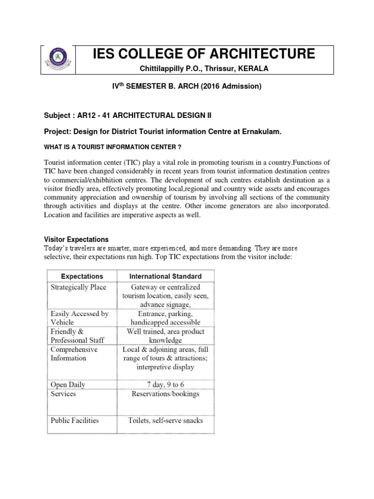 Final Design Brief - DTPC | PDF | Tourism | Design