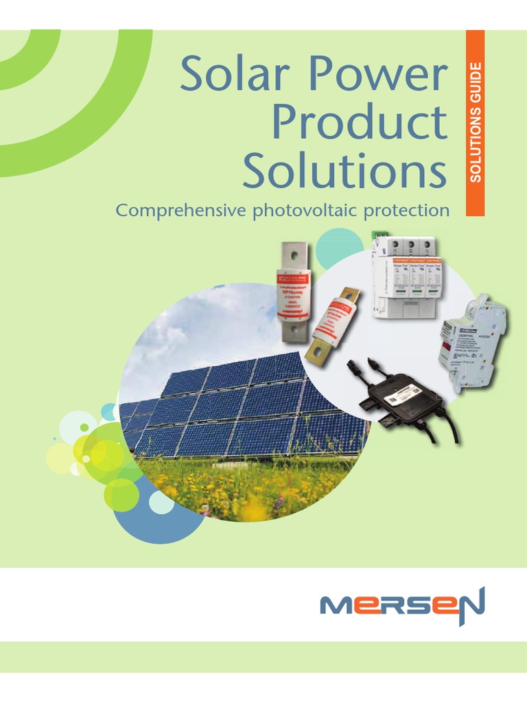 WOB Solar Power Product Solutions Guide Brochure | PDF | Fuse ...