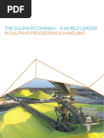 Sulphur Solidification and Forming | PDF | Water | Sulfur