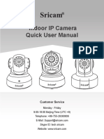 SriHome IP Camera Quick User Manual | PDF | Wi Fi | Computer Network