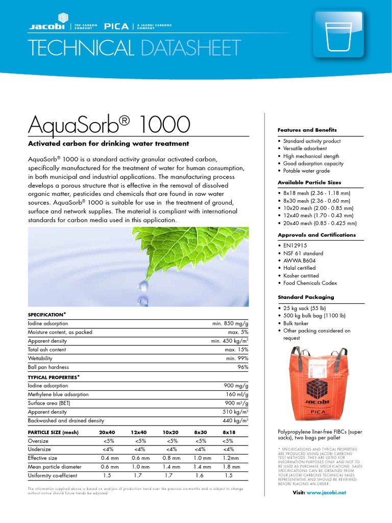 Jacobi Aquasorb 1000 | Chemistry | Materials