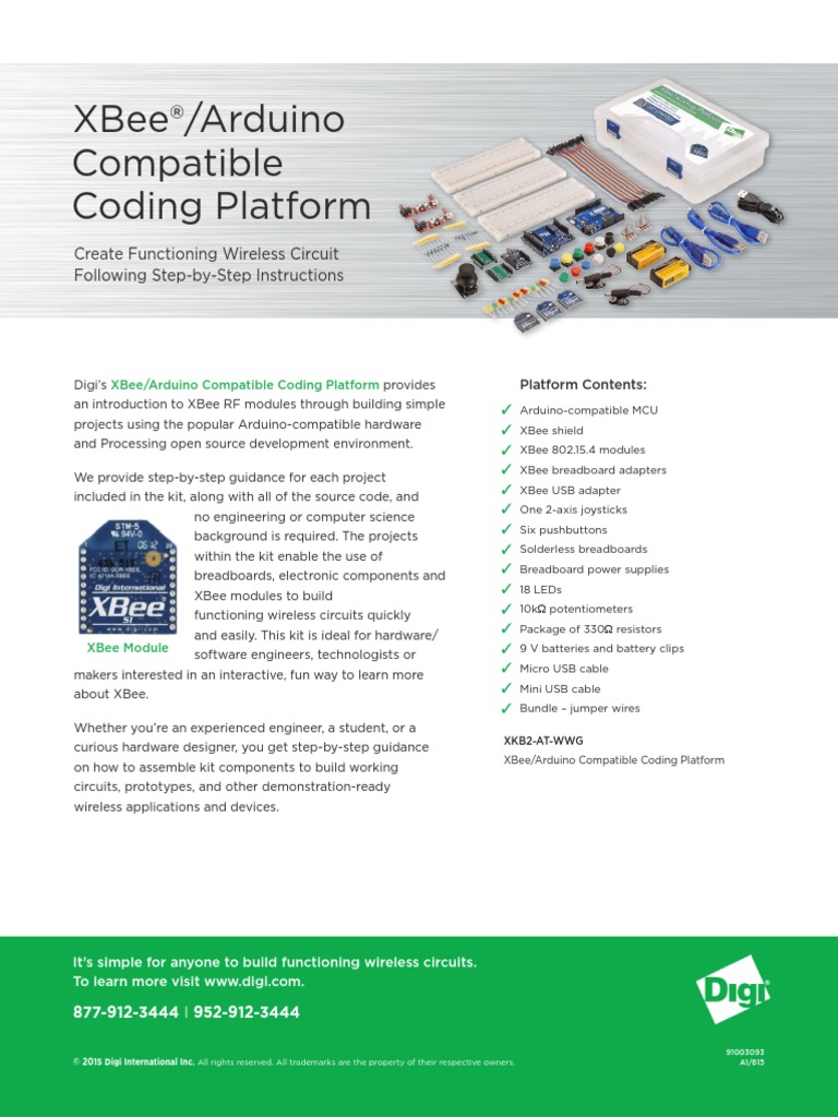 XBee Arduino Compatible Coding Platform | PDF | Arduino | Computer Hardware