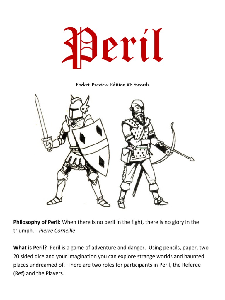 Peril Sample 1 | PDF | Weaponry | Leisure