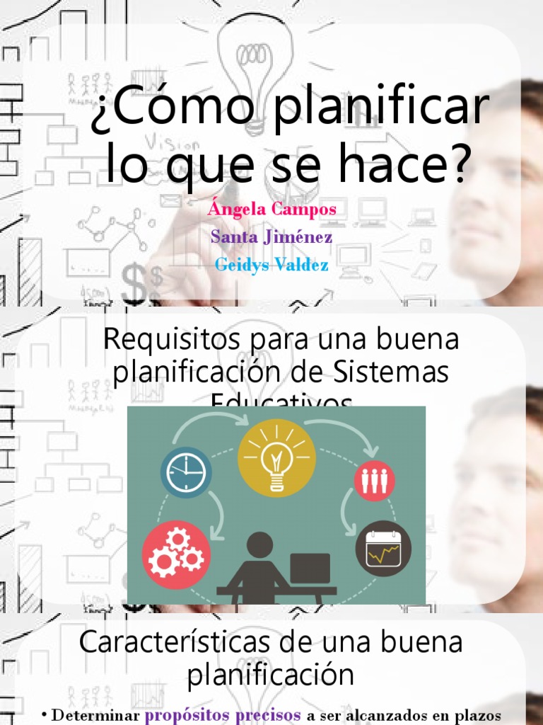 Cómo Planificar Lo Que Se Hace | Descargar gratis PDF | Planificación ...