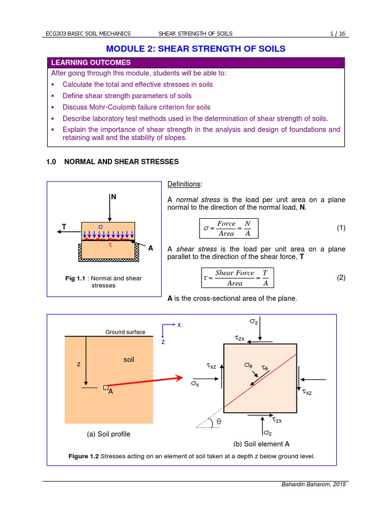 Strength of Soils | PDF | Soil Mechanics | Strength Of Materials