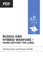 DIMEFIL Power in Hybrid Warfare | PDF | Nato | International Security