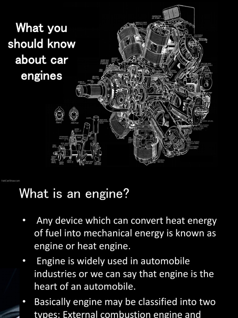 What You Should Know About Car Engines | PDF | Internal Combustion ...