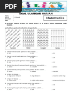 Soal Pola dan Tangram Kelas 1 SD | PDF | Metode & Bahan Ajar