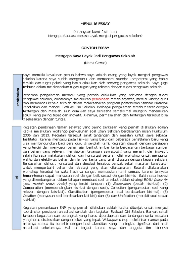 Contoh Makalah Dan RTP-OJT-I | PDF