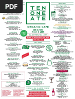 Springbone Kitchen Menu | PDF | Broth | Chocolate