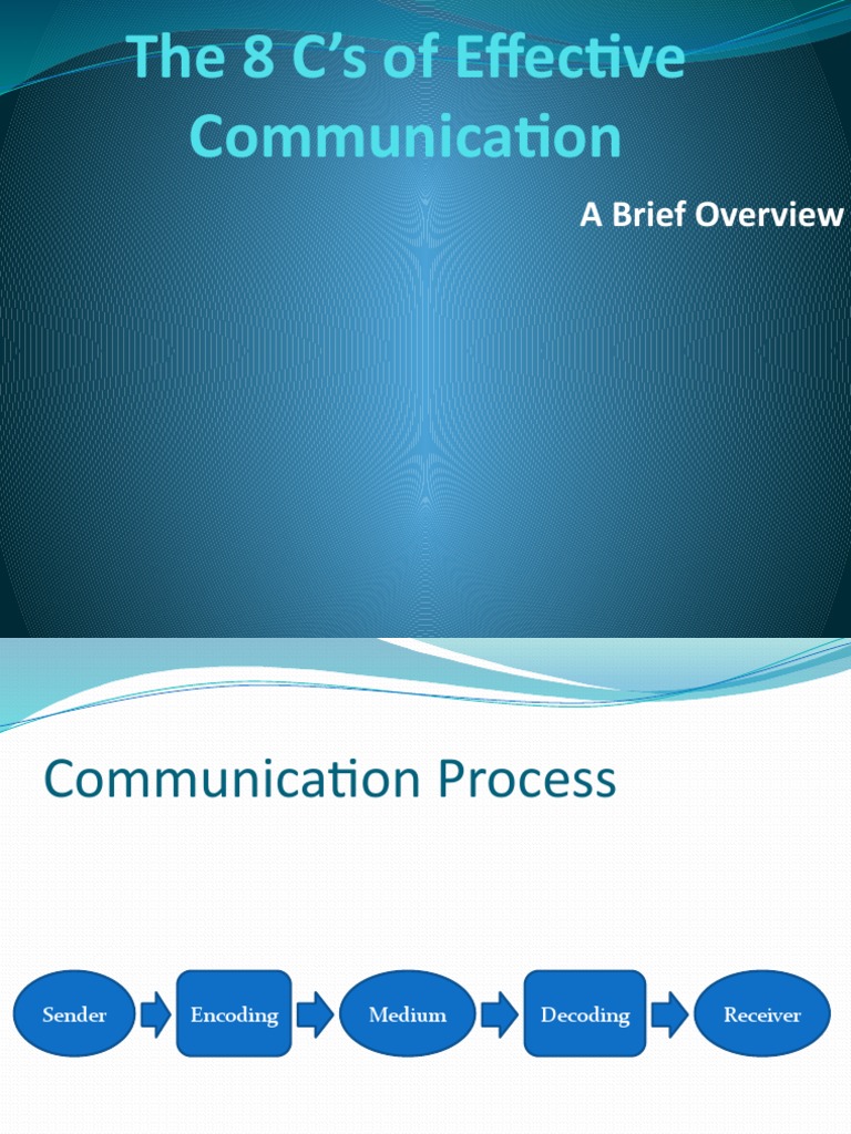 8 C’s of Effective Communication | PDF | Career & Growth
