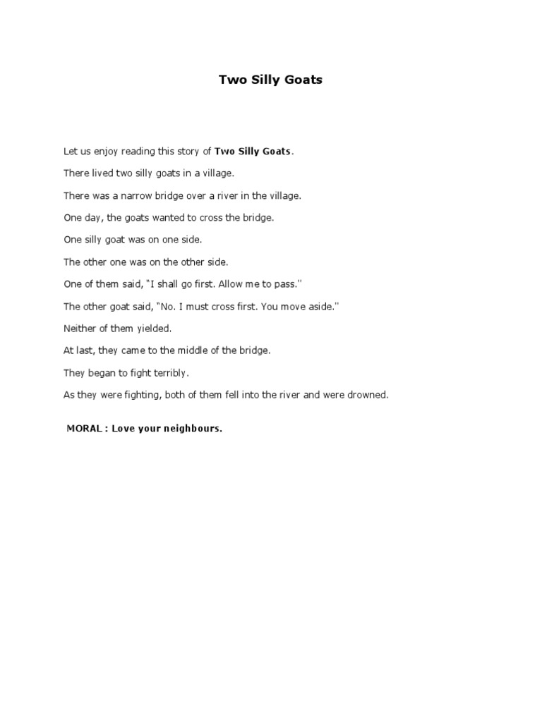 Two Silly Goats | PDF | Weekly Torah Readings