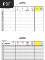 Solo Singing JUDGES SCORESHEET | PDF