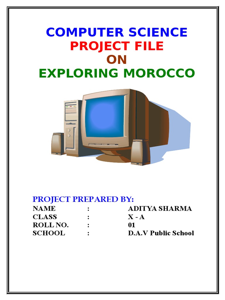 Computer Science Project | PDF | Computer Programming | Computing