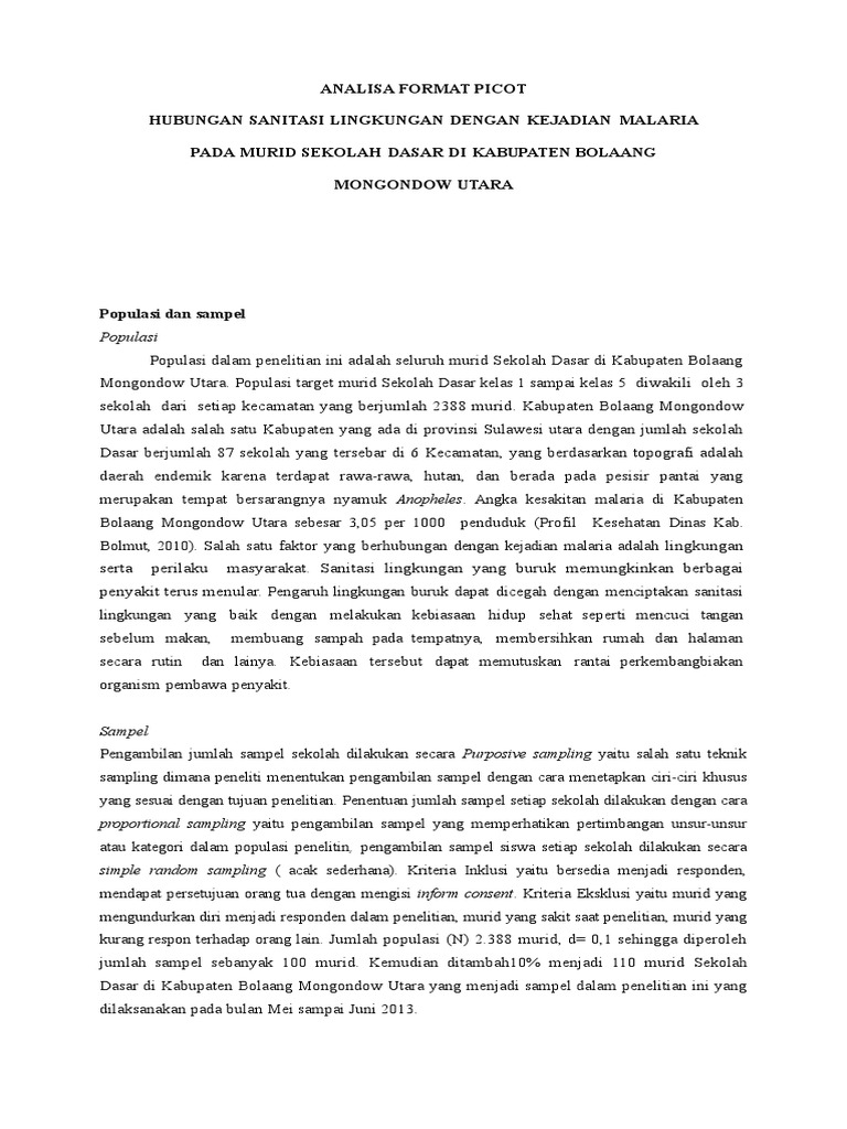 Analisa Picot | PDF | Pengembangan Diri | Sains & Matematika