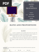 Lesson Plan in Math - Proportion | PDF | Lesson Plan | Ratio