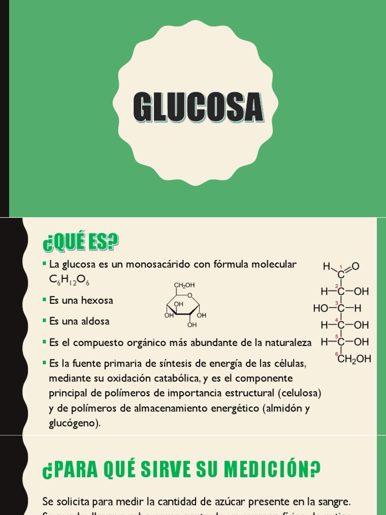 GLUCOSA | PDF | Glucosa | Diabetes