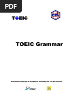 English Grammar For TOEIC | PDF | Verb | English Grammar