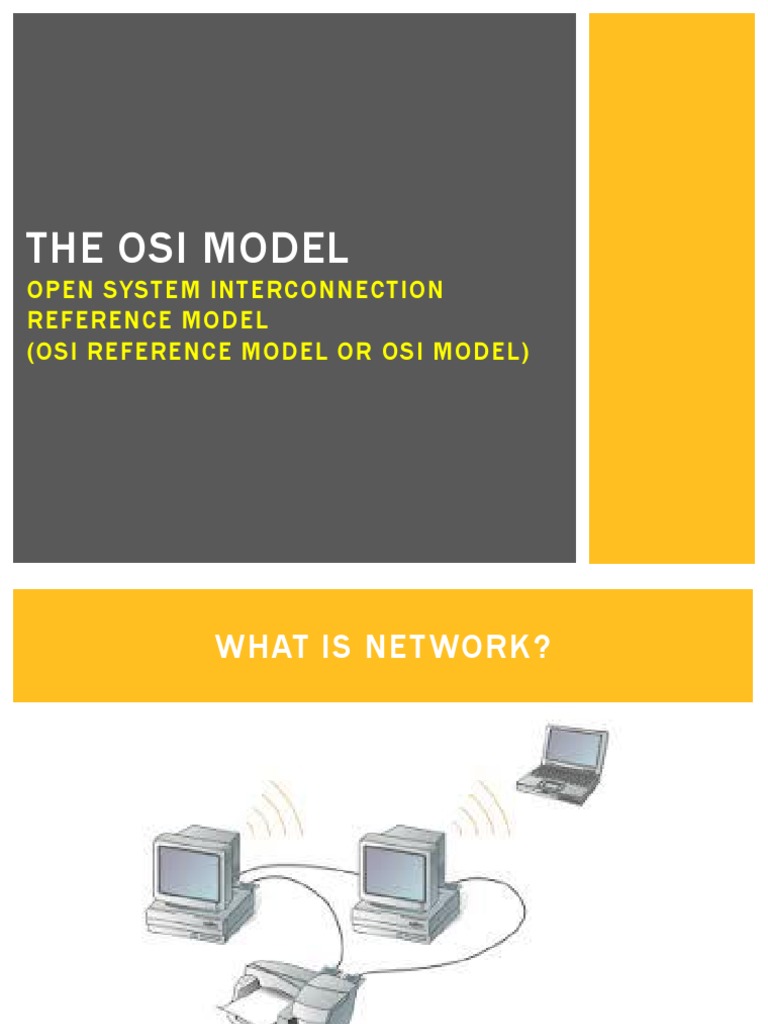 The Osi Model: Open System Interconnection Reference Model (Osi ...