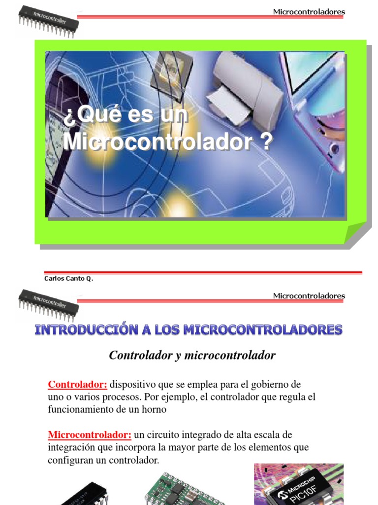Que Es Un Microcontrolador | PDF | Microcontrolador | Memoria de sólo ...