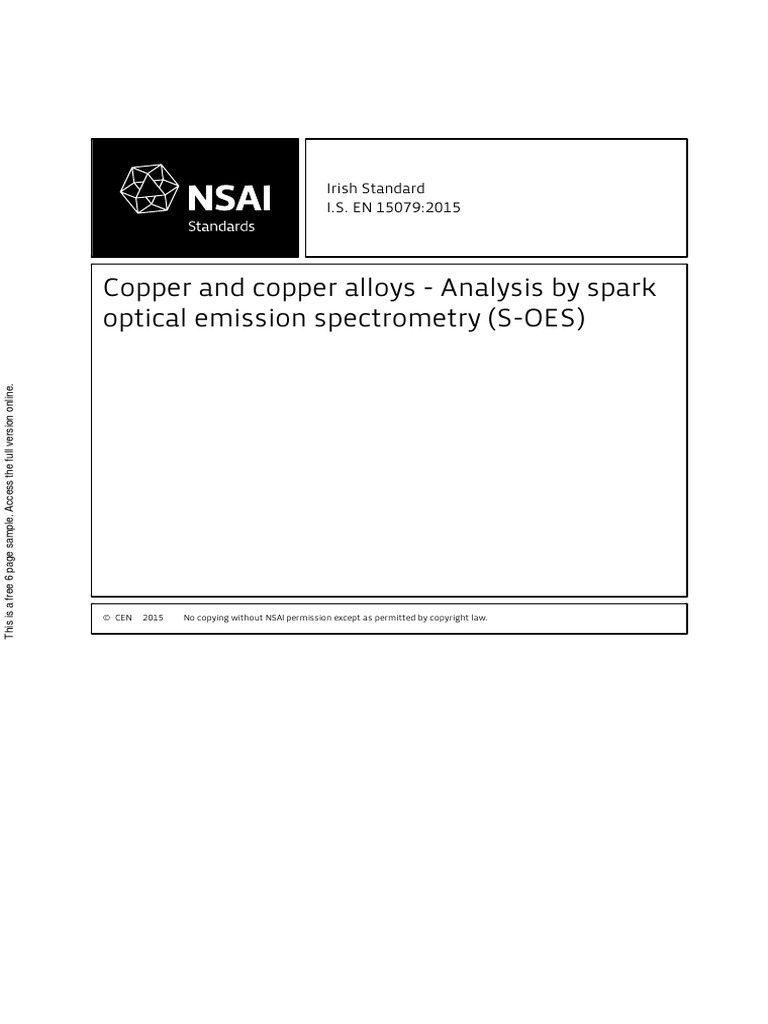 Copper and Copper Alloys - Analysis by Spark Optical Emission ...