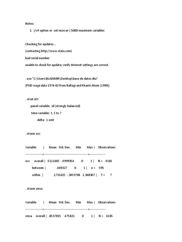 Stata 1 Download Free Pdf Bootstrapping Statistics Data Analysis 