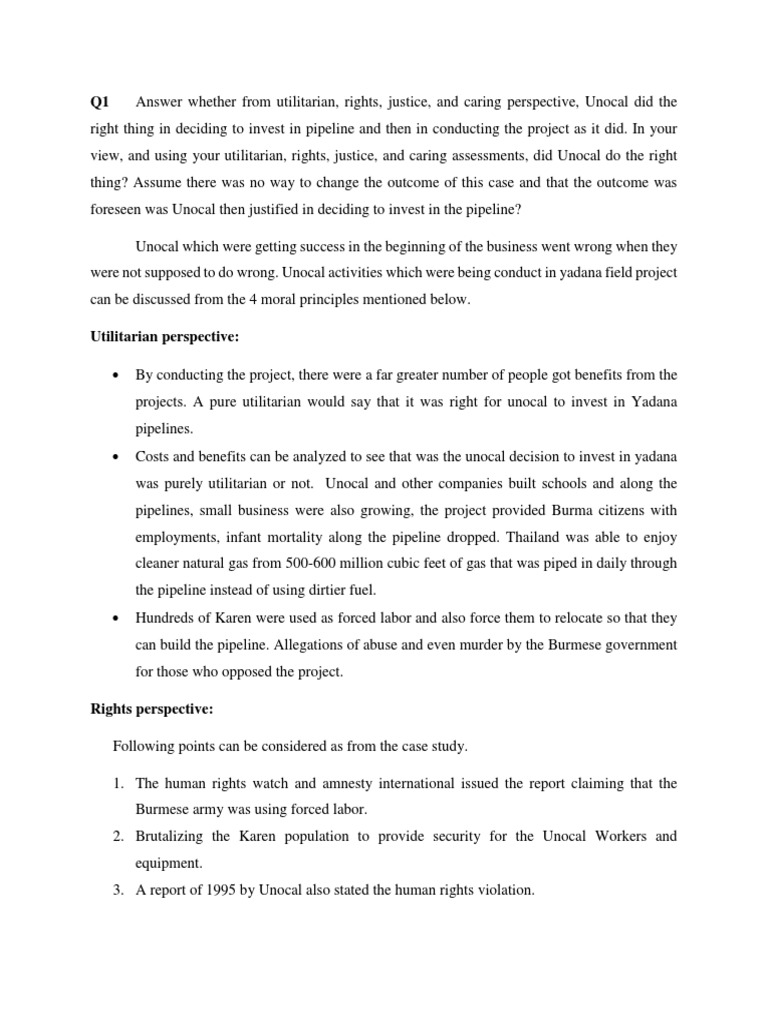 Kasus Unocal in Burma | PDF | Justice | Crime & Violence