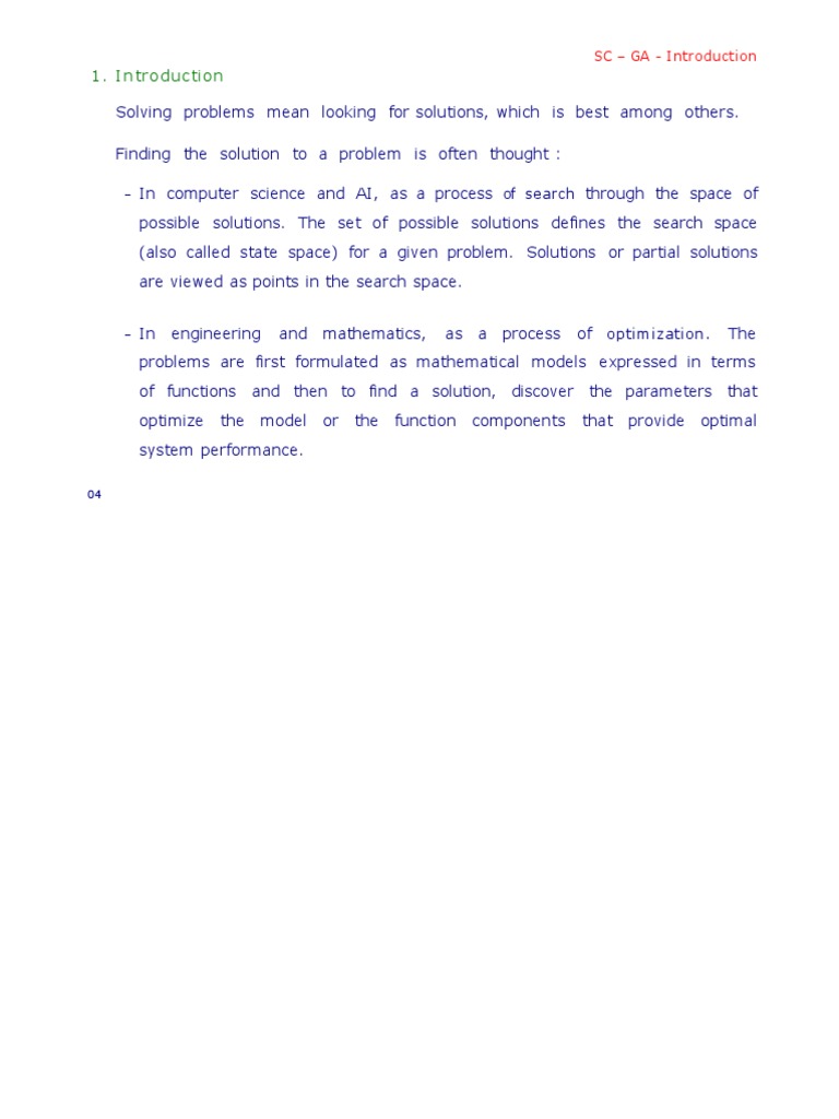 Genetic Algorithms for Optimization | PDF | Genetic Algorithm | Fitness ...